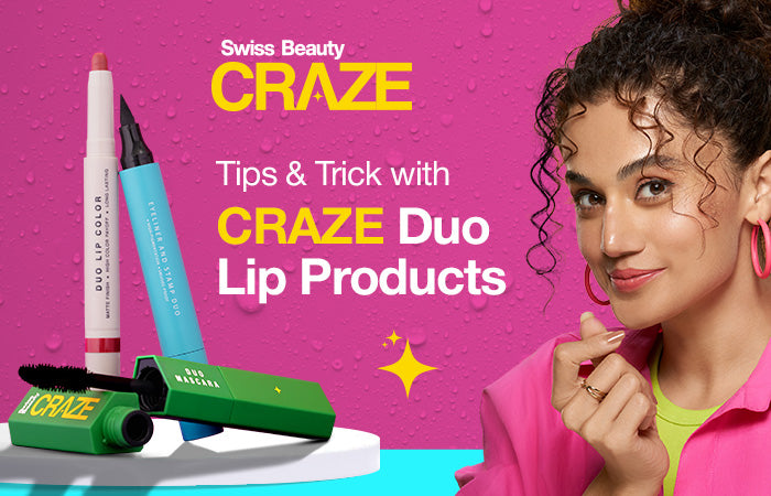 Tips and Tricks with CRAZE Duo Lip Products