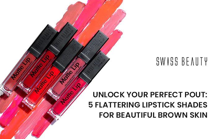 5 Flattering Lipstick Shades For Beautiful Brown Skin
