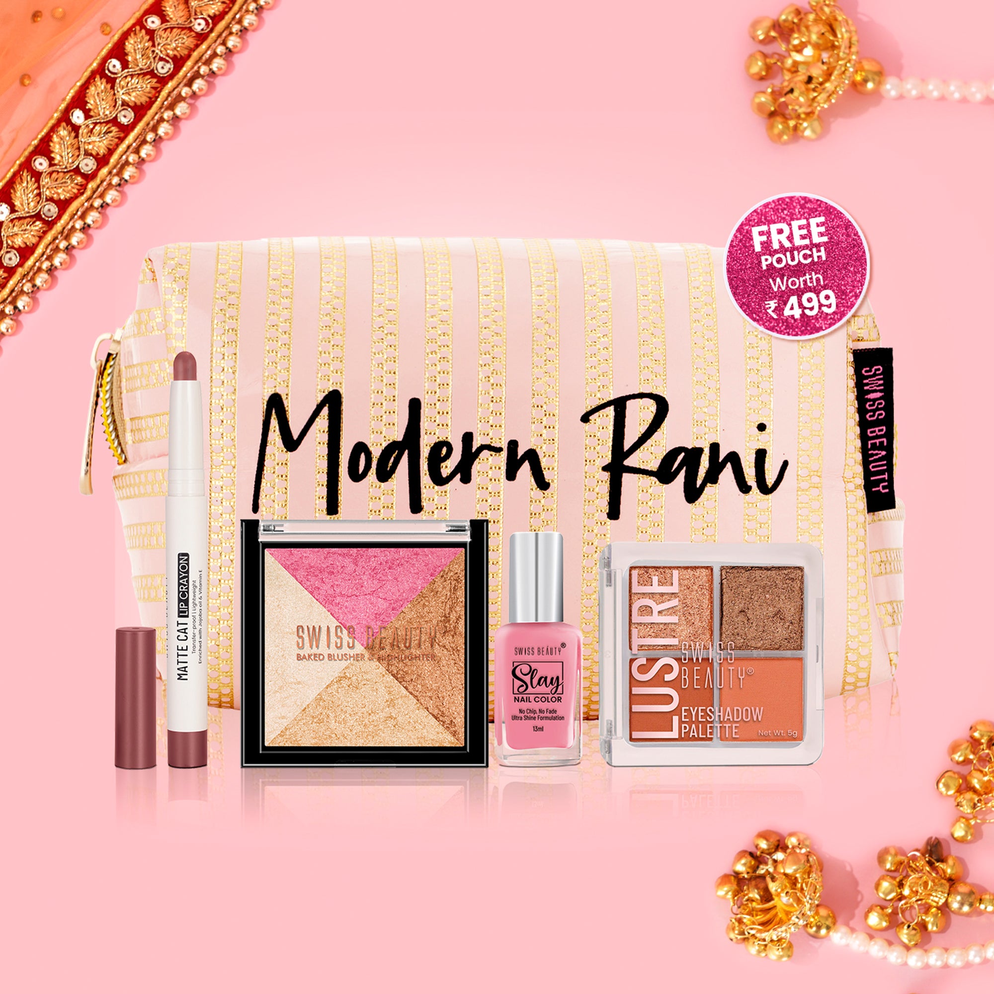 Buy Modern Rani Makeup Kit With Free Pouch (Worth Rs 499)