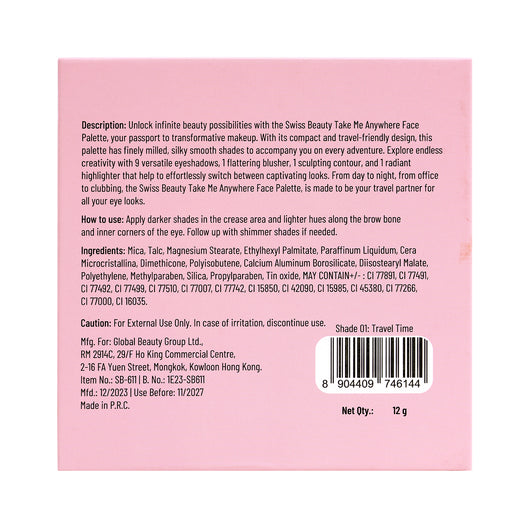 Buy Swiss Beauty Take Me Anywhere Face Palette Online