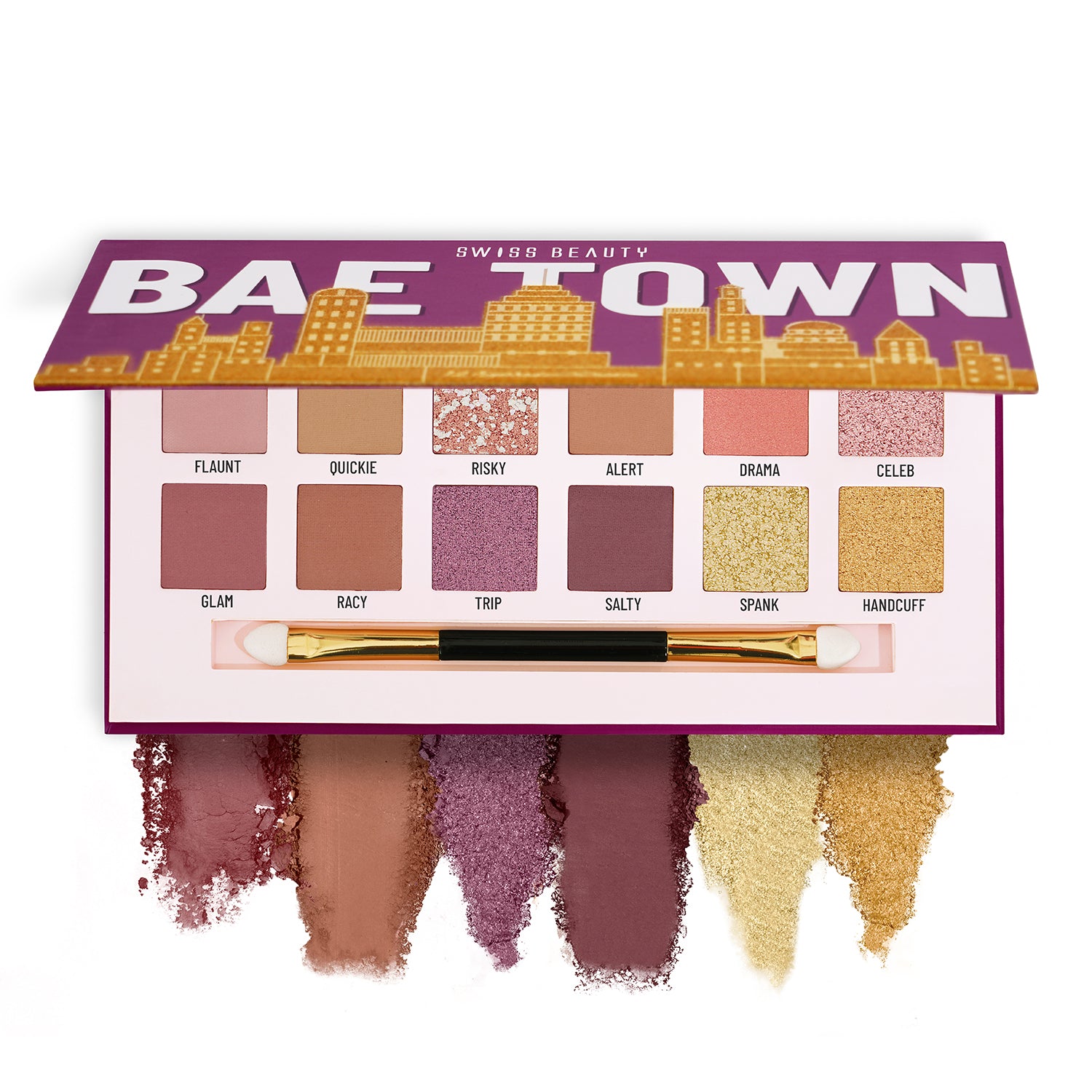 Buy Newly Launched Bae Town Eyeshadow Palette - Swiss Beauty